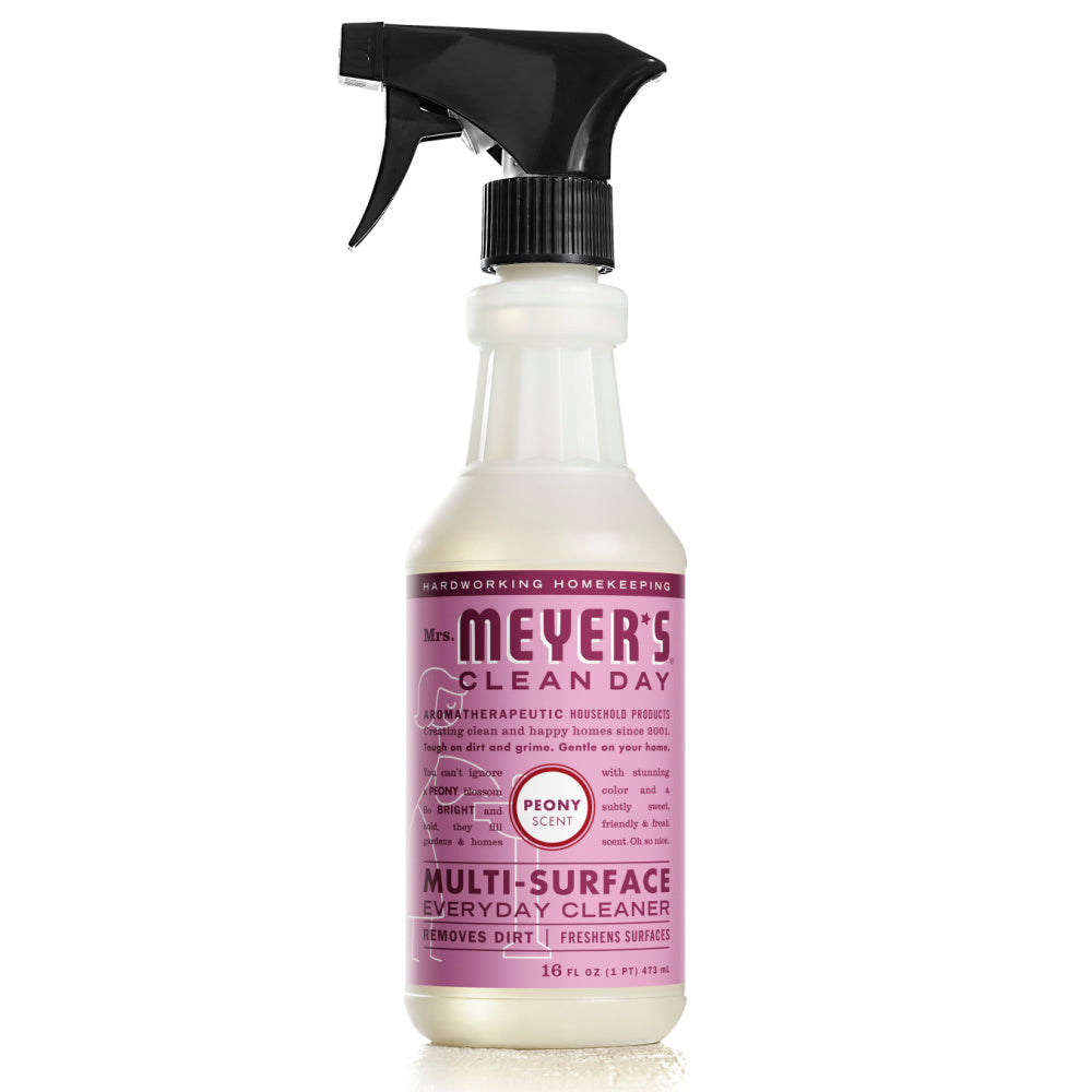 Mrs. Meyer s Peony Scented Multi Surface Everyday Cleaner 16 Ounce Bottle