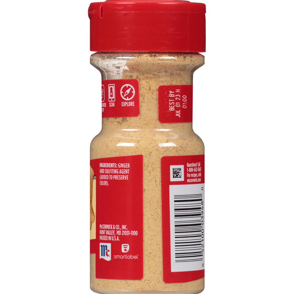 McCormick Ground Ginger, 1.5 OZ