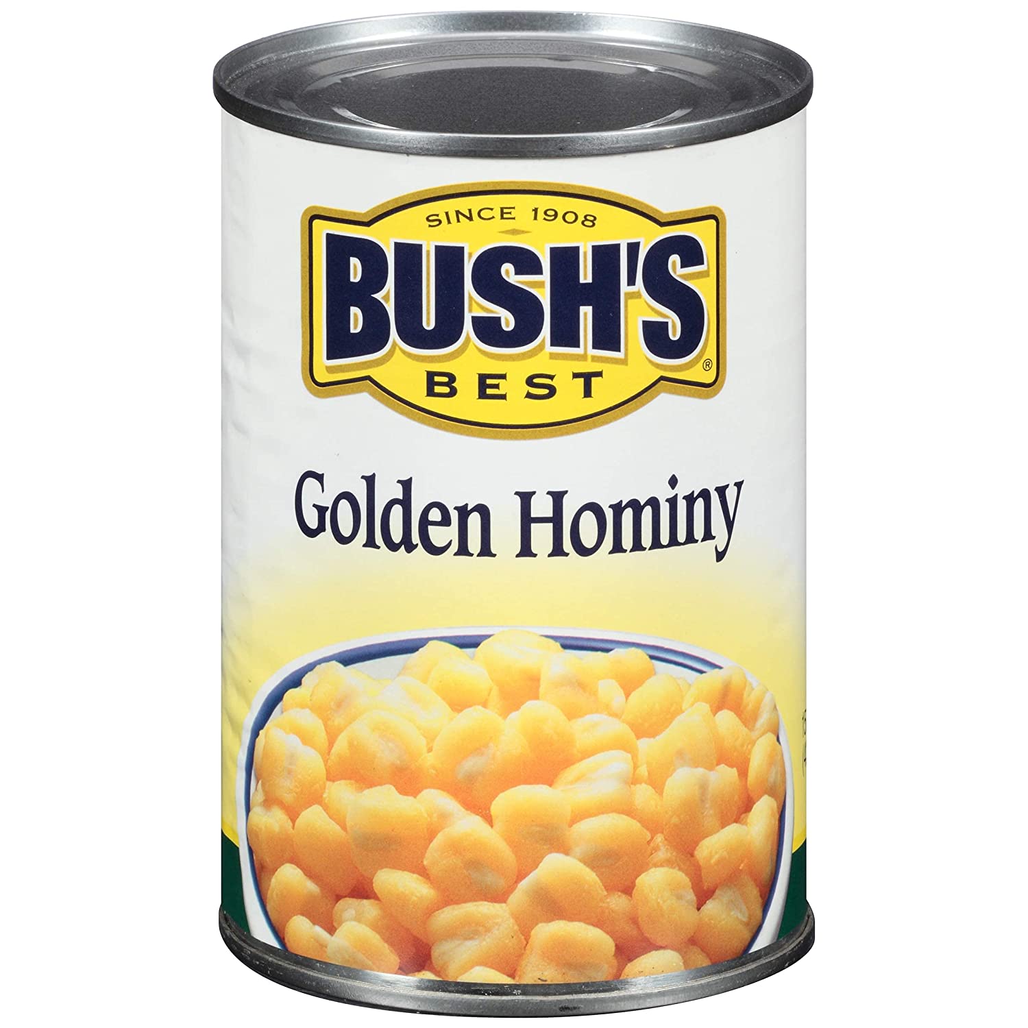 BUSH'S BEST Golden Hominy, 15.5 Oz