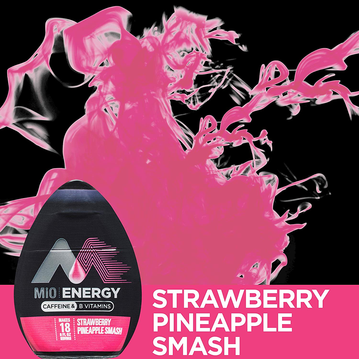 MiO Energy Liquid Water Enhancer, Strawberry Pineapple Smash, 1.62 OZ