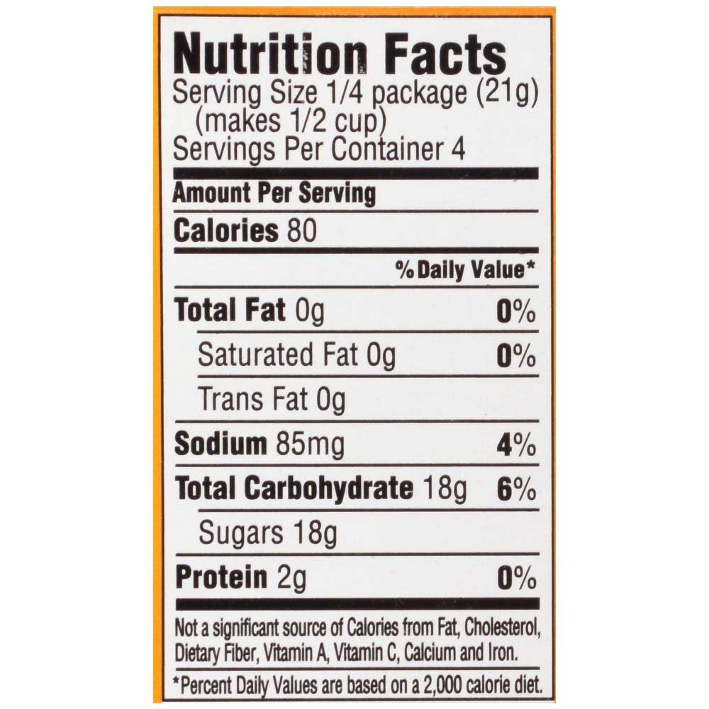 Jell-O Mango Gelatin Dessert Mix, 3 oz