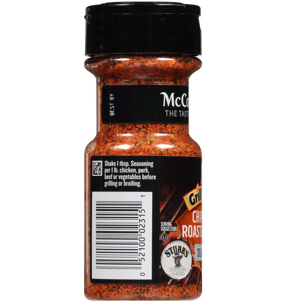 McCormick Grill Mates Chipotle & Roasted Garlic Seasoning, 2.5 OZ ...