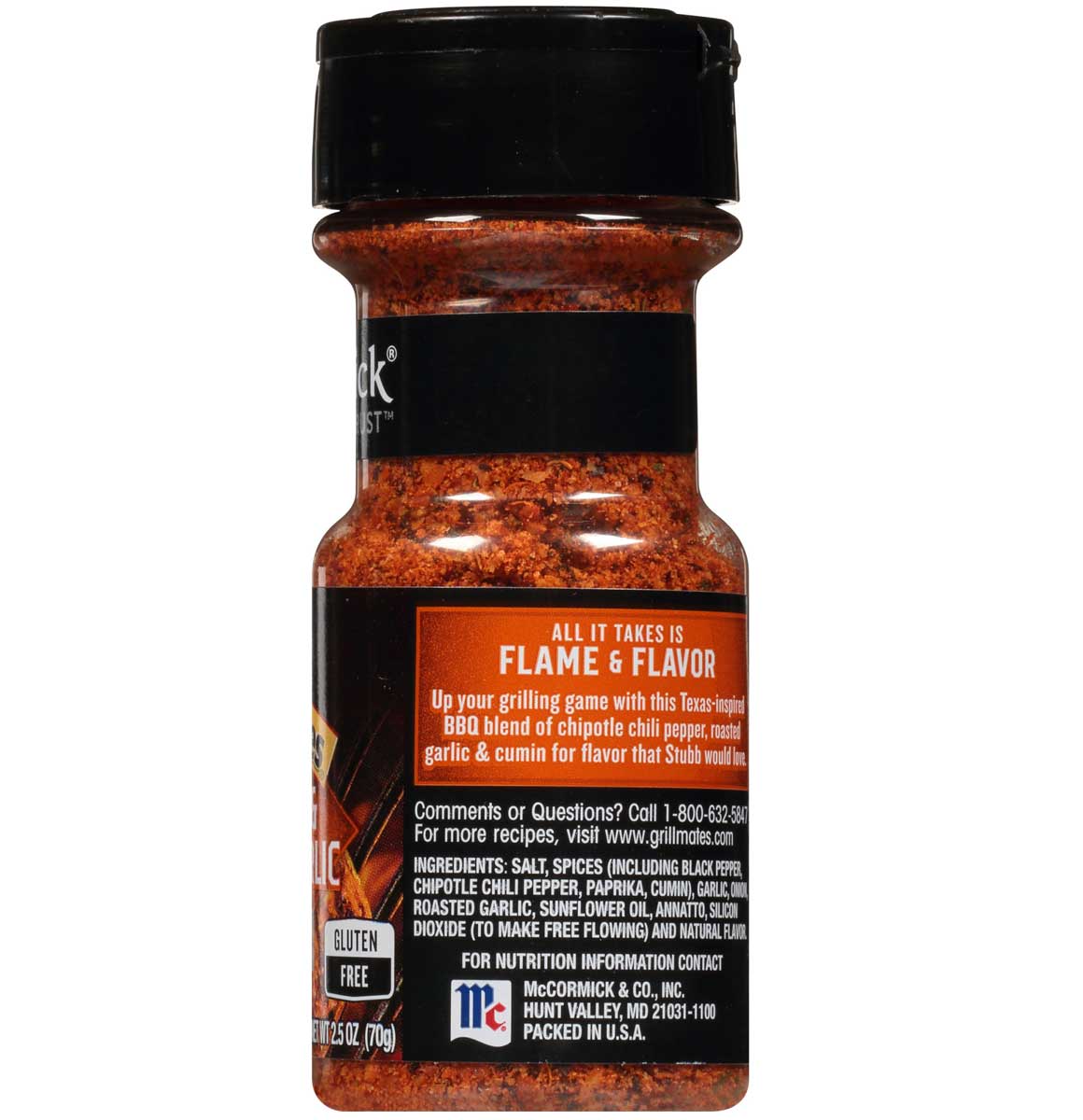 McCormick Grill Mates Chipotle & Roasted Garlic Seasoning, 2.5 OZ ...