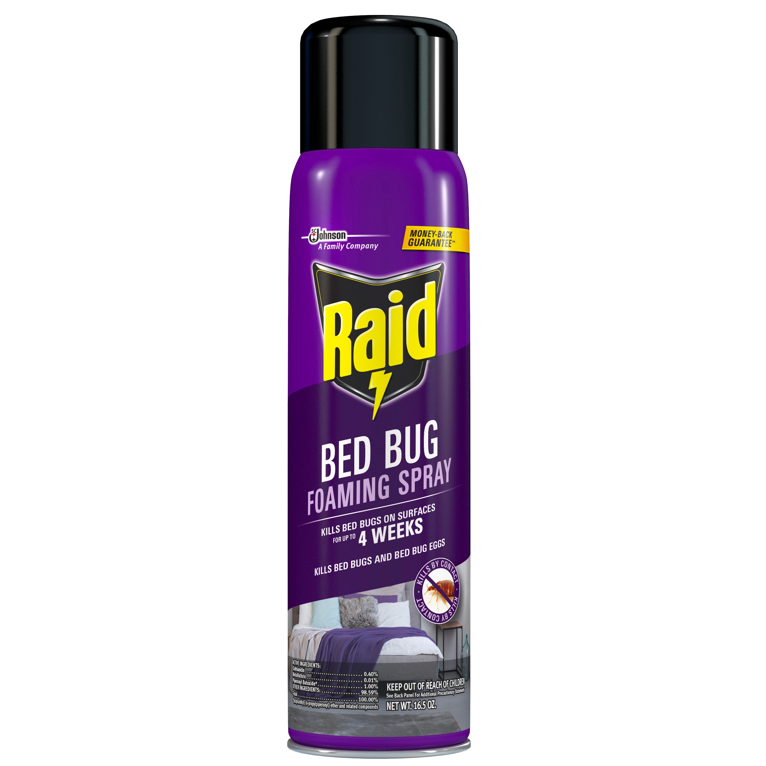 Raid Bed Bug Foaming Spray, 16.5 oz